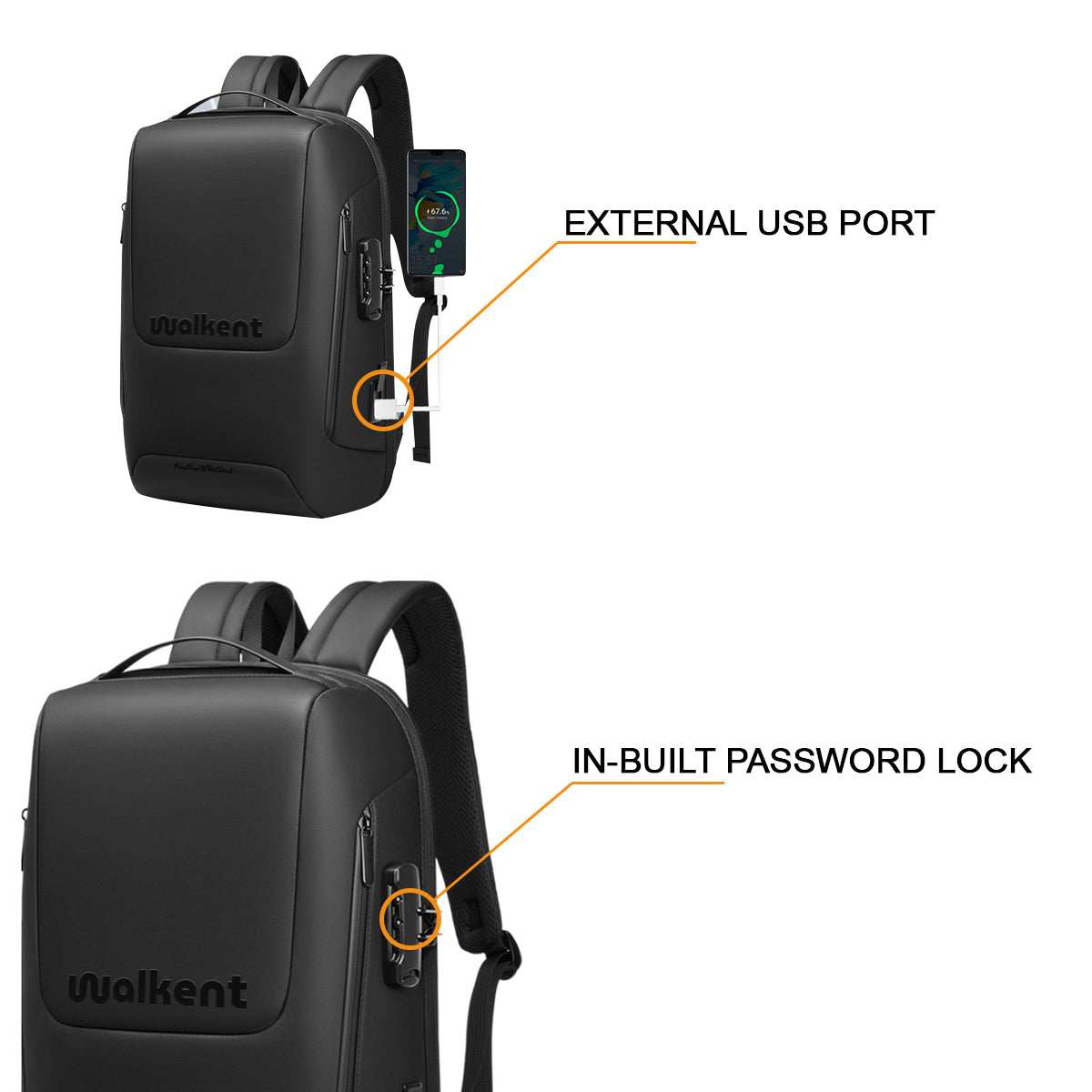 WALKENT Premium 15.6" Laptop Bag-Model Mia – Walkent Store