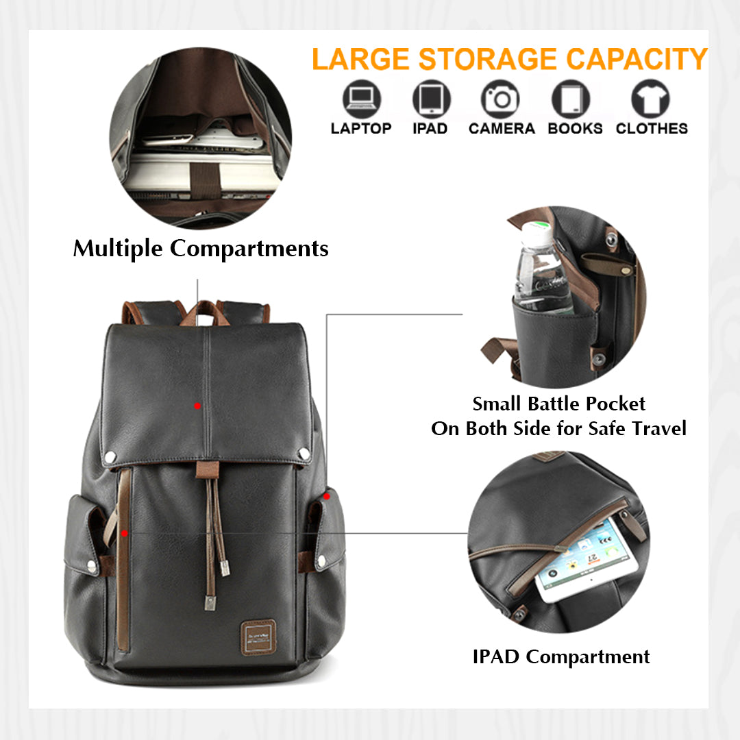 WALKENT 15.6" Leather Laptop Bag - Model spruce – Walkent