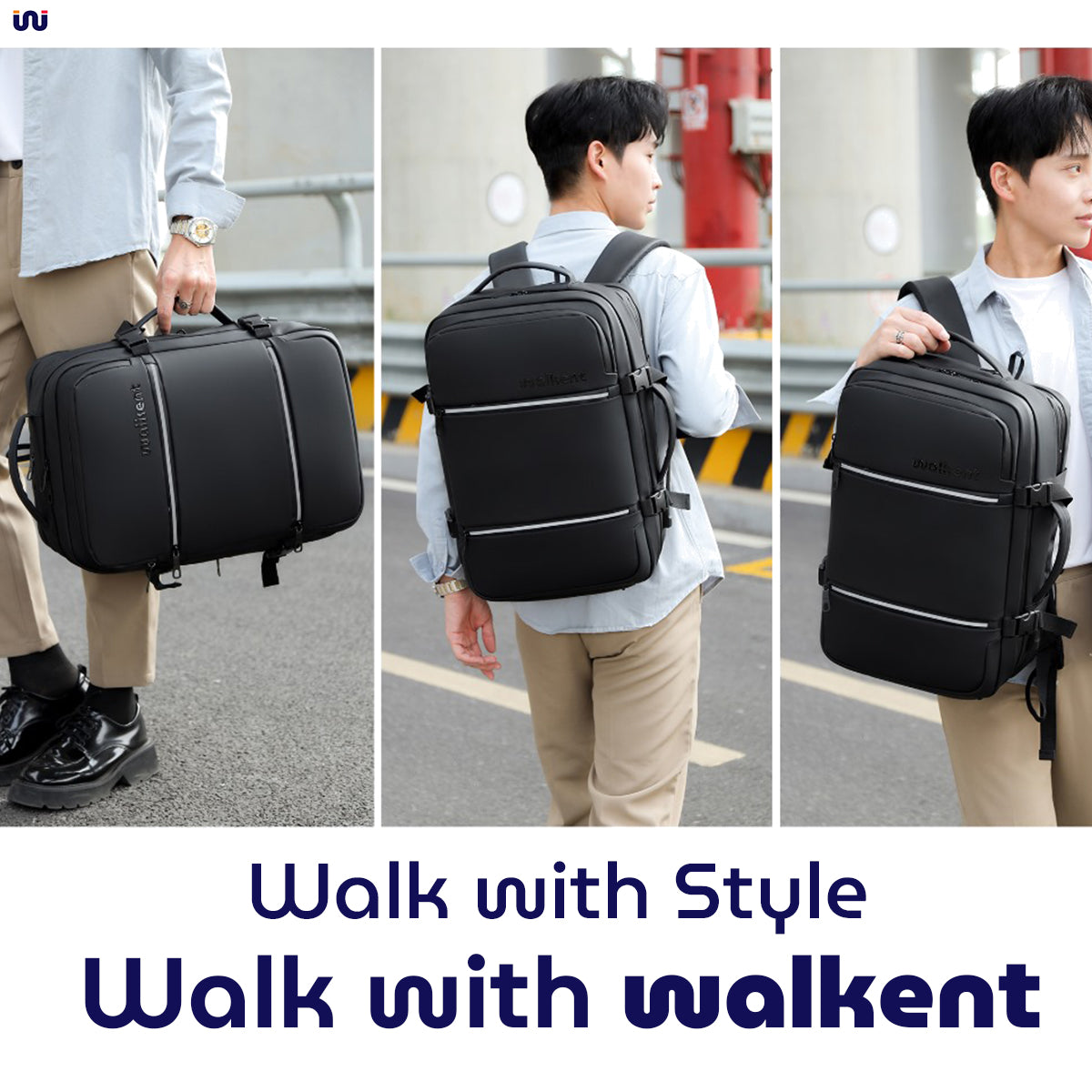 Walkent 15.6" Expandable Laptop Bag - Model Craft Neo