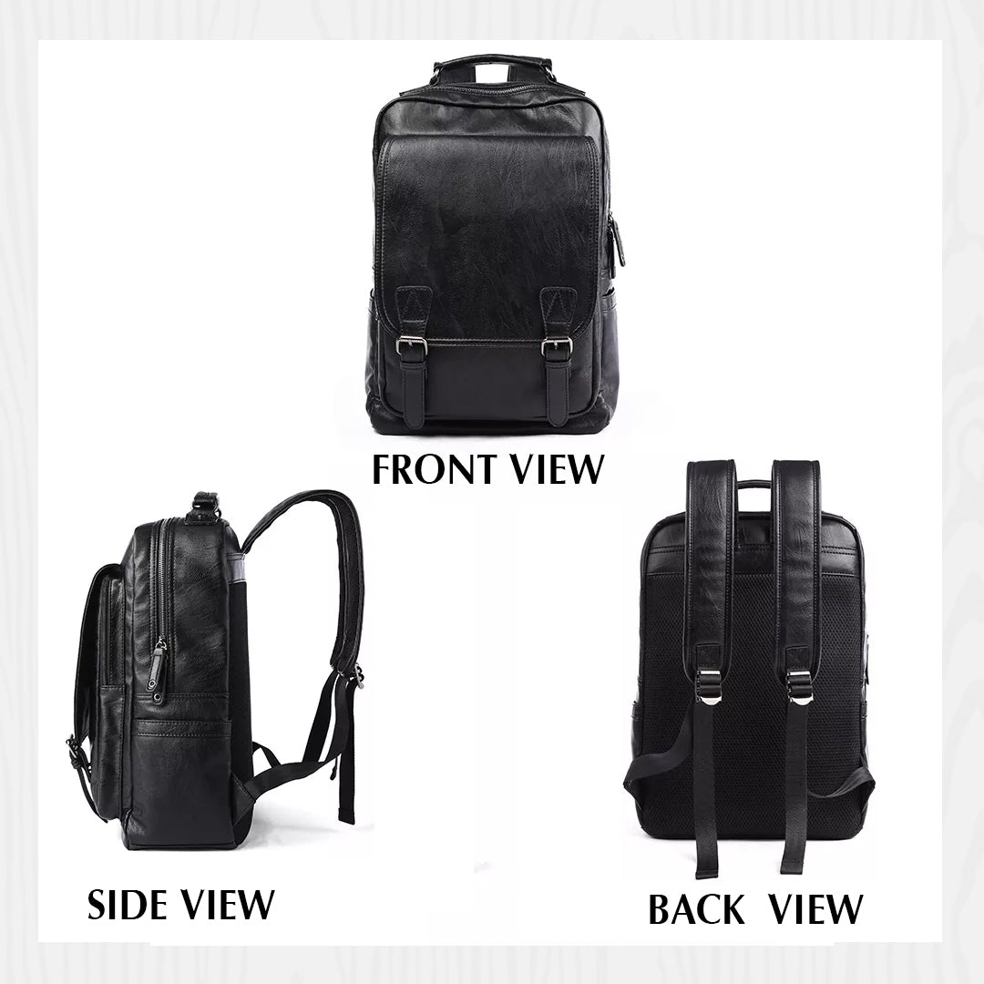 WALKENT 15.6" Leather Laptop Bag - Model Snug – Walkent